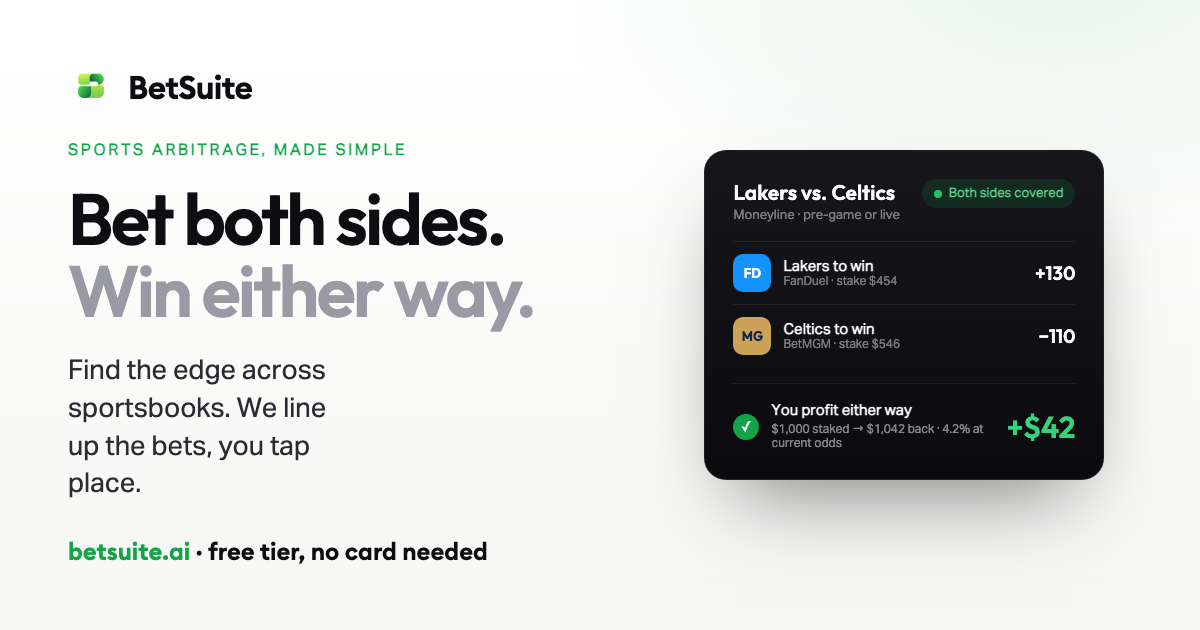 How to Hedge a Bet: Complete Sports Betting Guide for 2026 | BetSuite